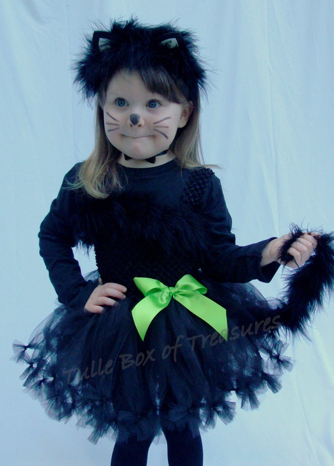 Pretty Kitty Black Cat Tutu Costume Ensemble - Etsy