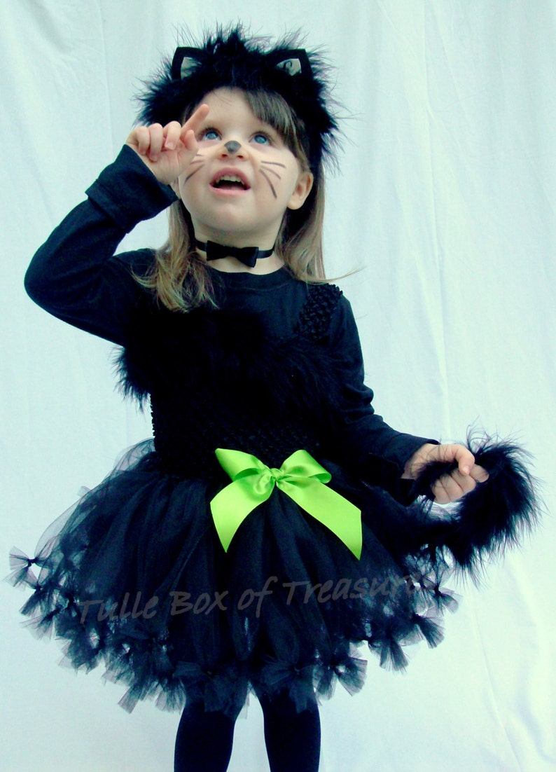 Pretty Kitty Black Cat Tutu Costume Ensemble - Etsy