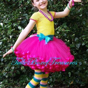 Fancy Pink Costume Ensemble With Ribbon Trimming/halloween/dress Up ...
