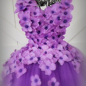 Royal Purple Single Strap Flower Girl Dress - Etsy