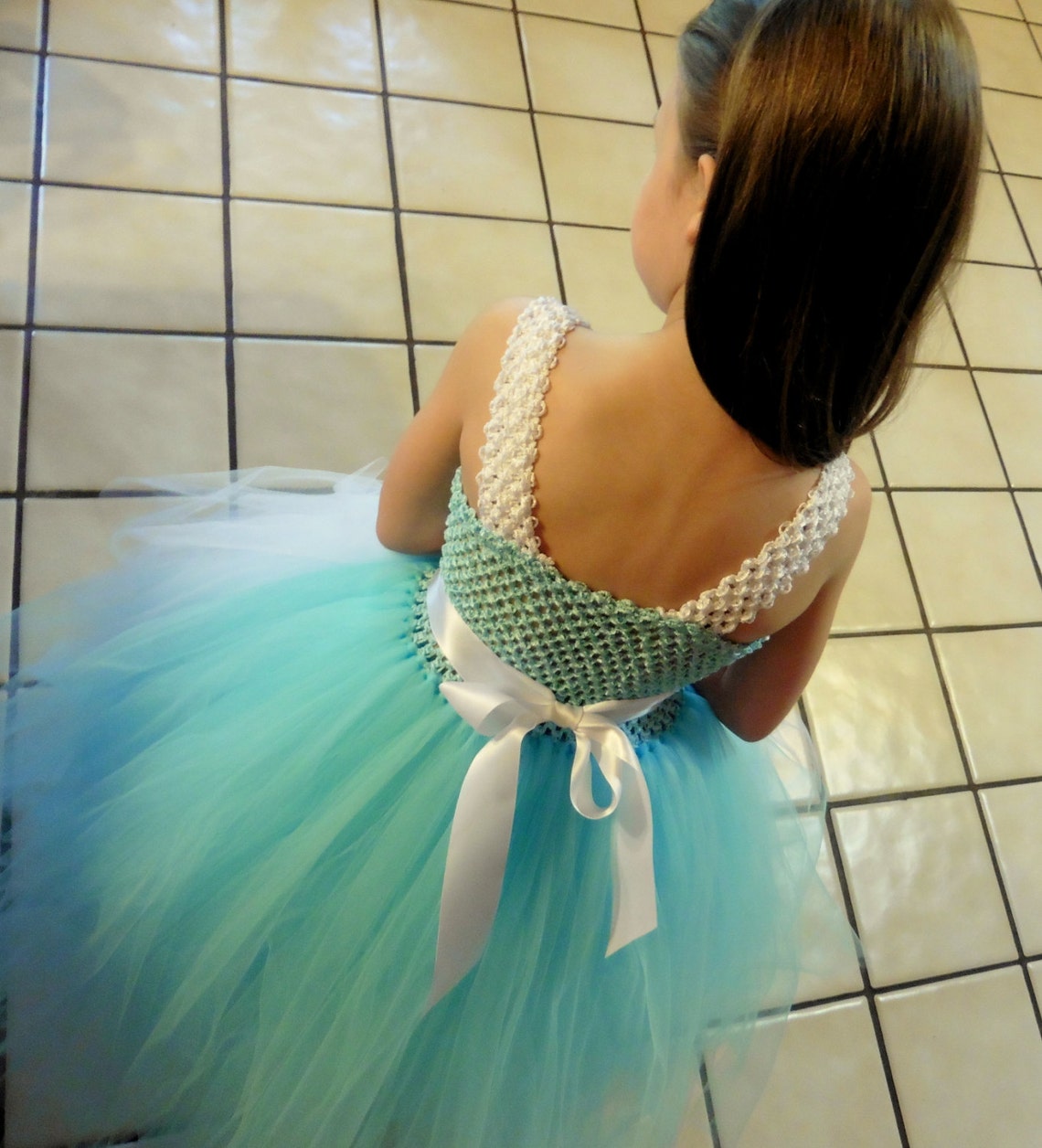 Blue & White Tutu Costume From the Land of Wonder - Etsy