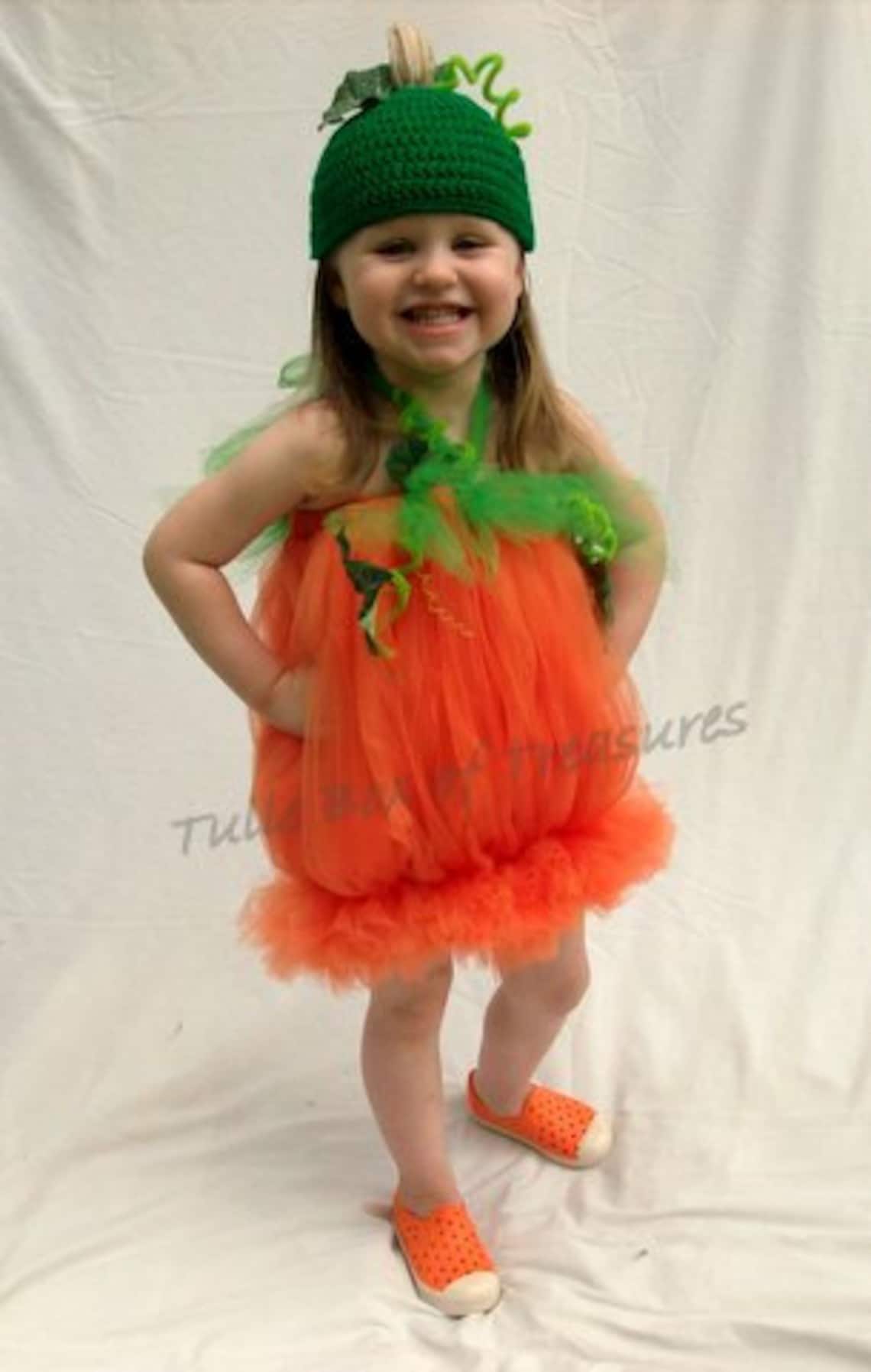 Pumpkin Costume Ensemble/costume/halloween/dress up - Etsy