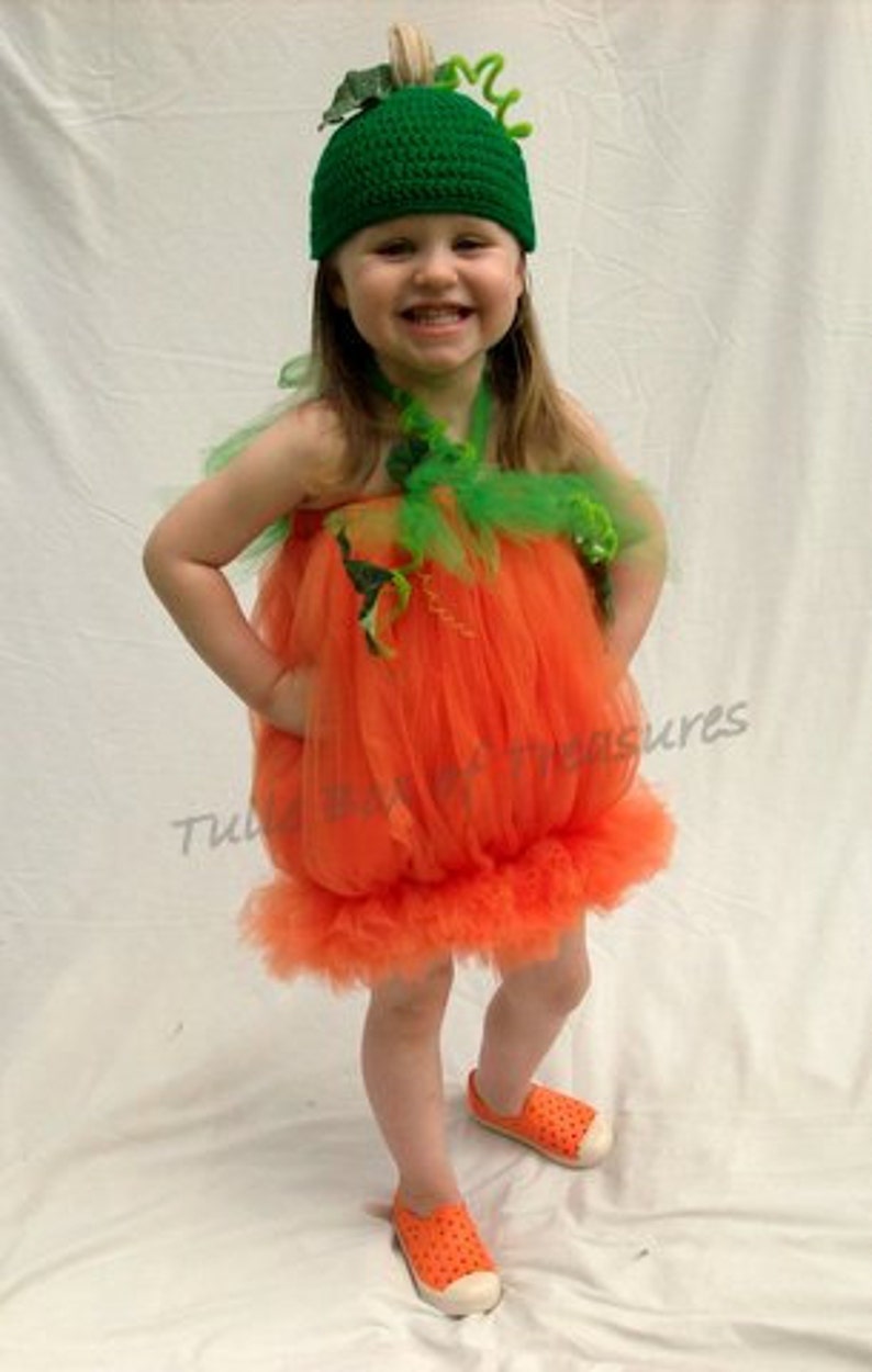 Pumpkin Costume Ensemble/costume/halloween/dress up - Etsy
