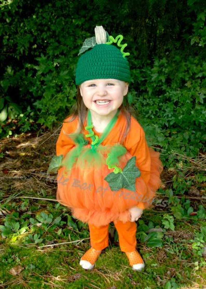 Pumpkin Costume Ensemble/costume/halloween/dress up - Etsy