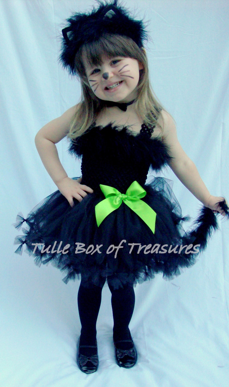 Pretty Kitty Black Cat Tutu Costume Ensemble - Etsy