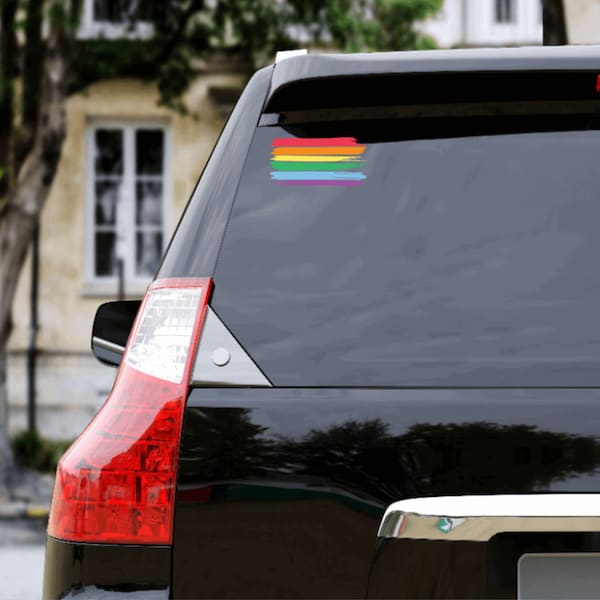 Gay Car Sticker - Etsy