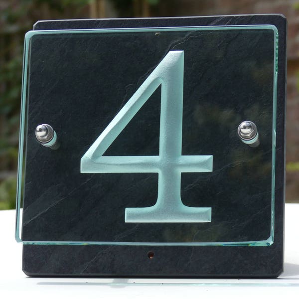 Slate House Number - Etsy