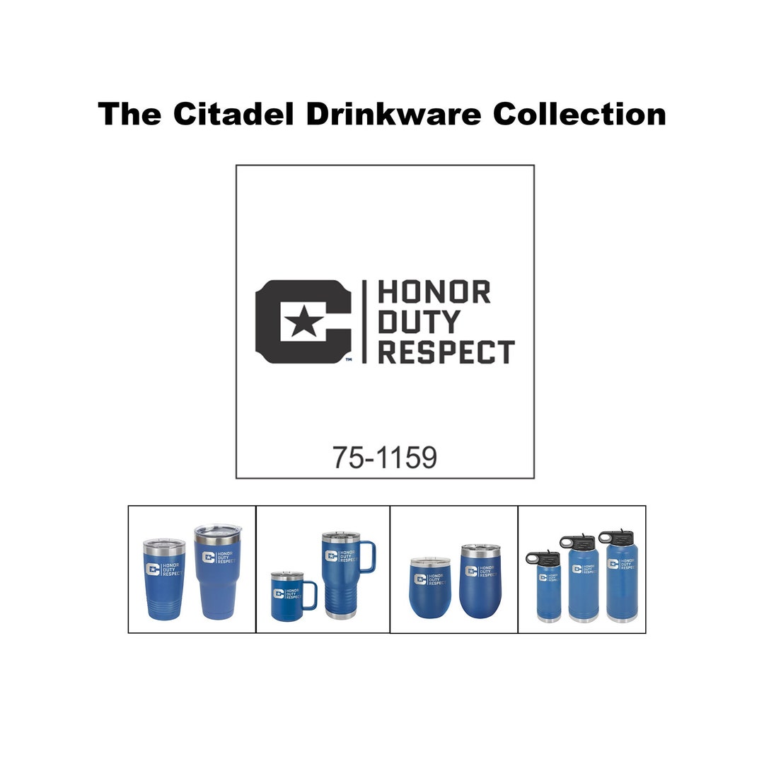 The Citadel Honor-duty-respect Insulated Drinkware - Etsy