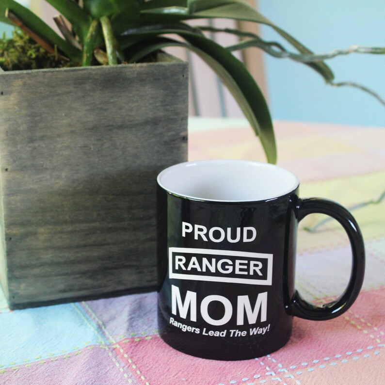 Proud US Army Ranger Mom Coffee Cup - Etsy