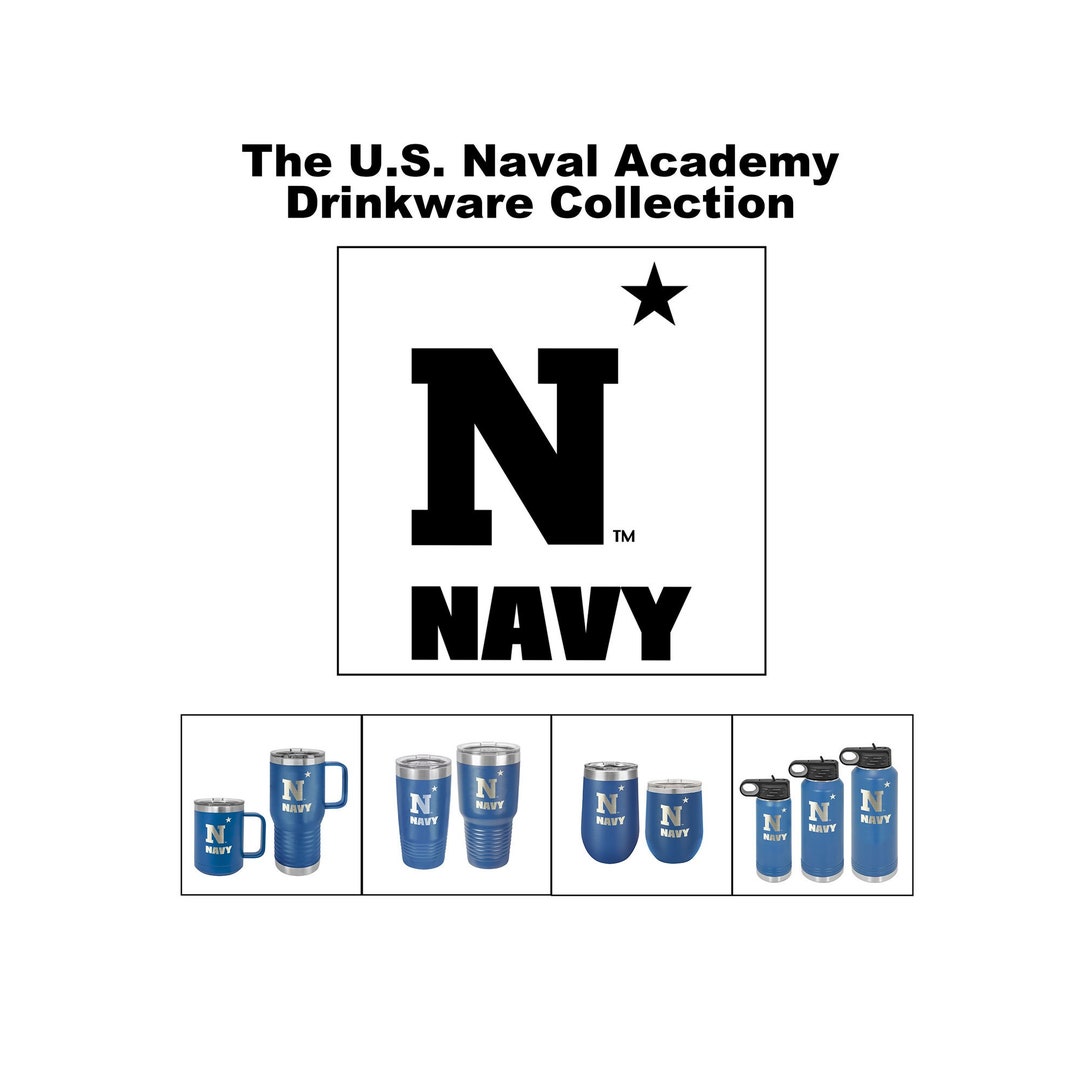 U.S. Naval Academy N-star Drinkware - Etsy