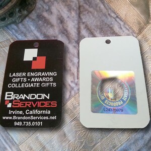 U.S. Air Force Academy Custom Engraved Luggage Tags, Laser Engraved ...