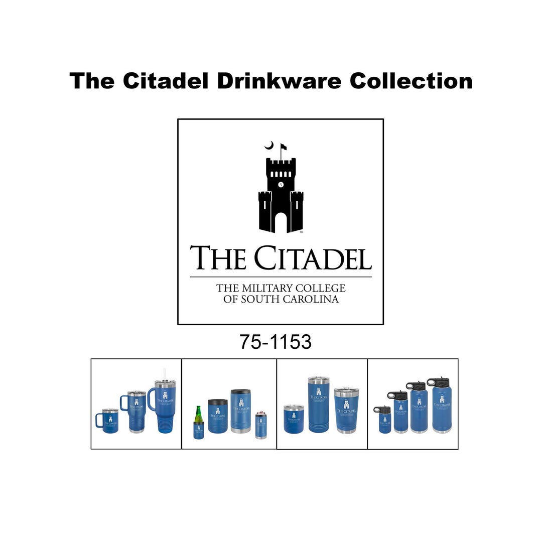 75-1153 the Citadel Military College Drinkware - Etsy