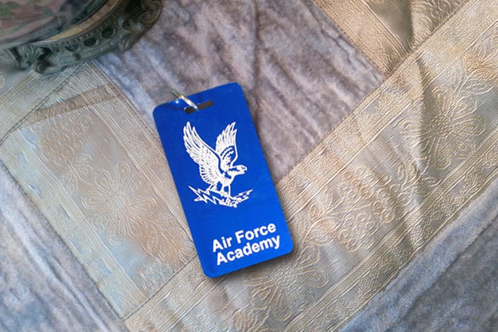 U.S. Air Force Academy Custom Engraved Luggage Tags, Laser Engraved ...