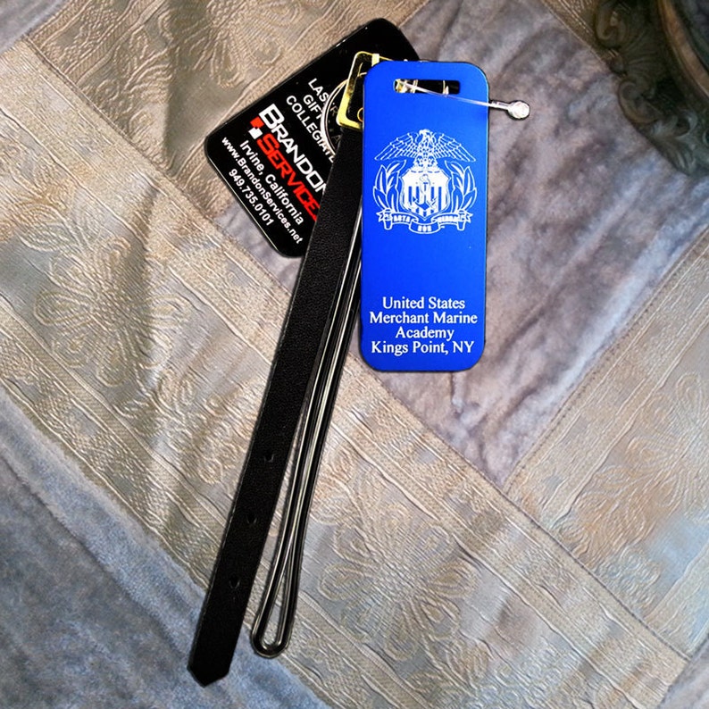U.S. Merchant Marine Academy Custom Engraved Luggage Tags, Laser ...