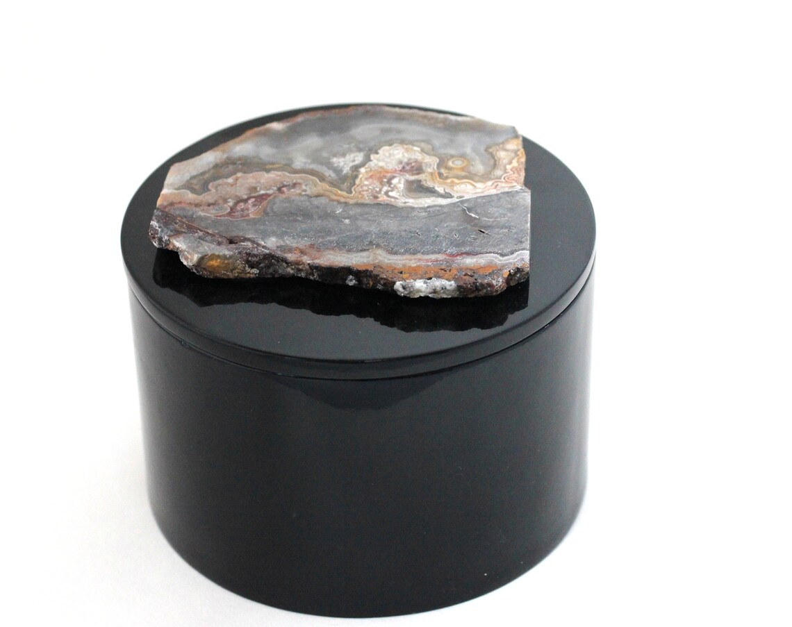Crystal Jewelry Box Trinket Box With Lid Coffee Table Decor - Etsy