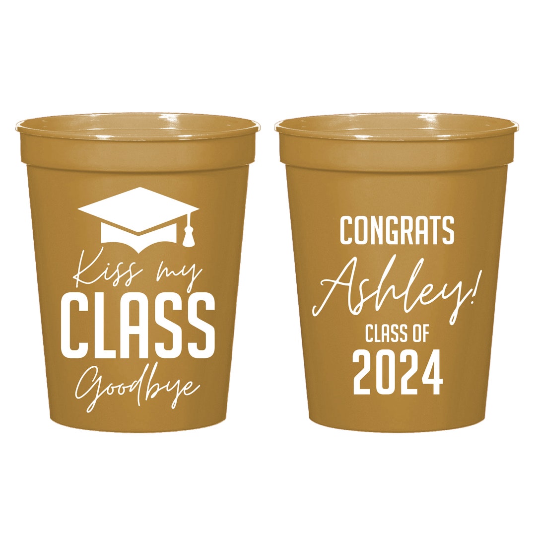 Personalized Graduation Stadium Cup Favors, Custom Graduation Cup ...