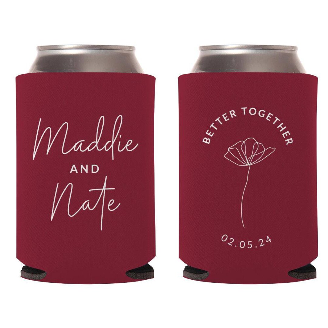Better Together Wedding Favors, Custom Wedding Favors, Can Coolers ...