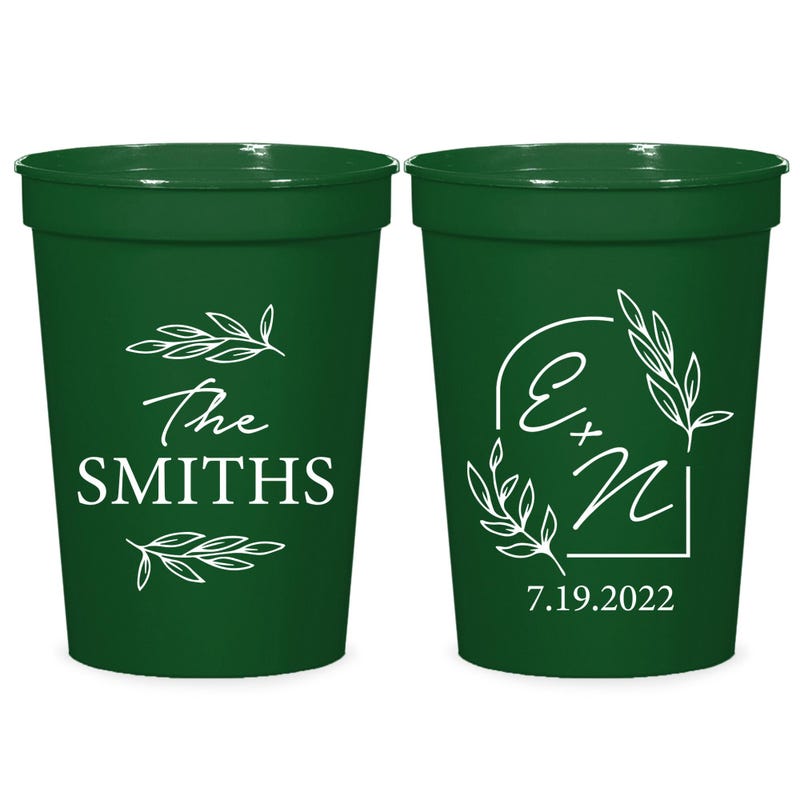 Personalized Plastic Cups - Etsy
