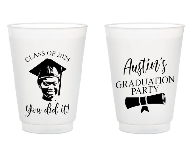 Congratulations on Your Graduation Customized Frosted Cups, Graduation ...