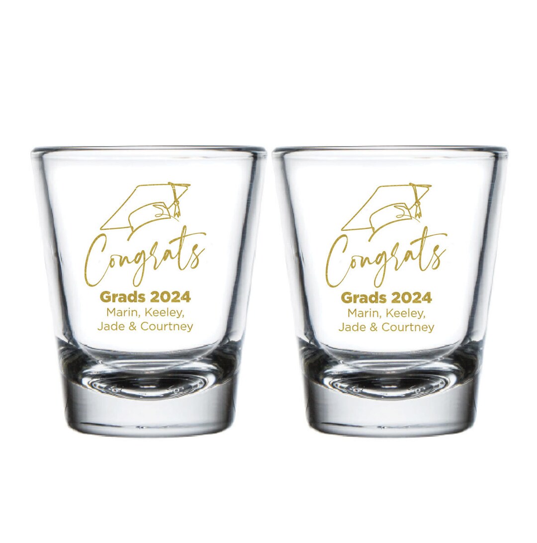 Graduation Party Shot Glass, Graduation Party Shot Glass Favors ...