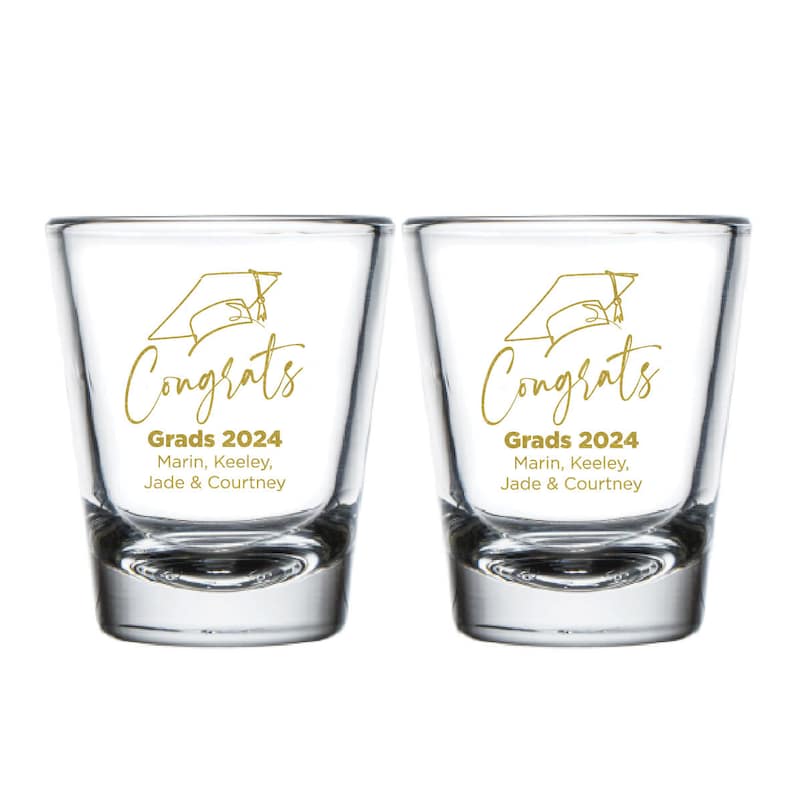 Graduation Party Shot Glass, Graduation Party Shot Glass Favors ...