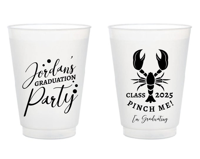 Congratulations on Your Graduation Customized Frosted Cups, Graduation ...