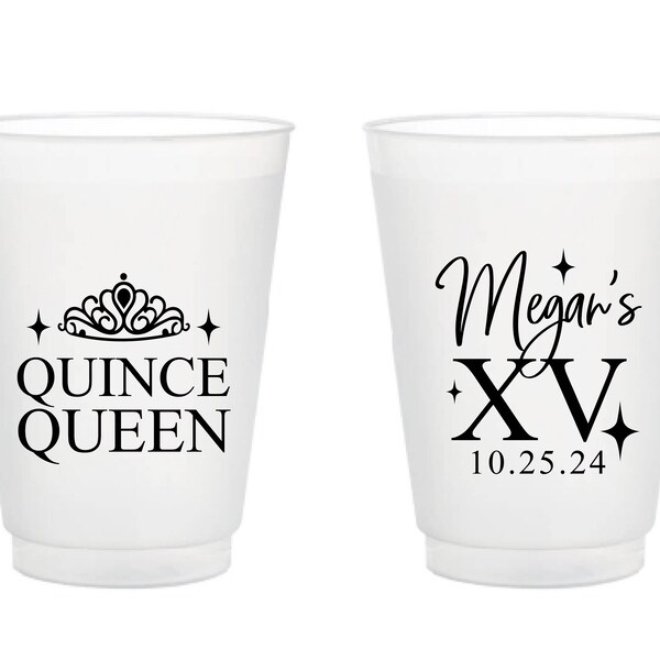 Quinceanera Personalized Cups - Etsy