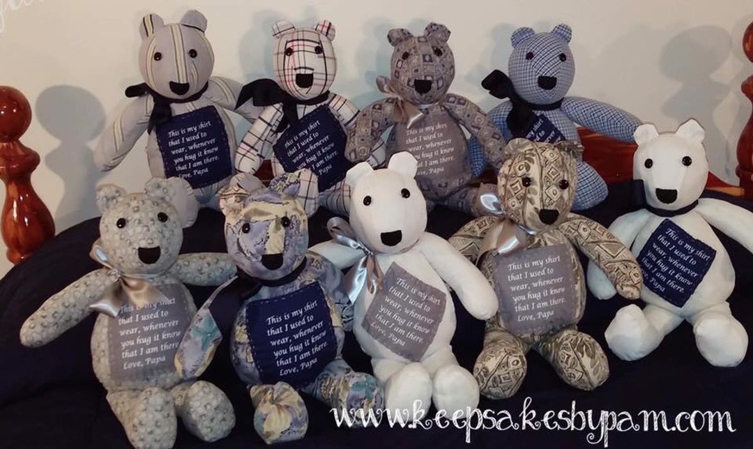 Handmade Memory Bear - Etsy