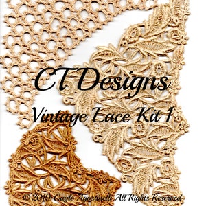 Vintage Laces Kit 1 Digital Download - Etsy