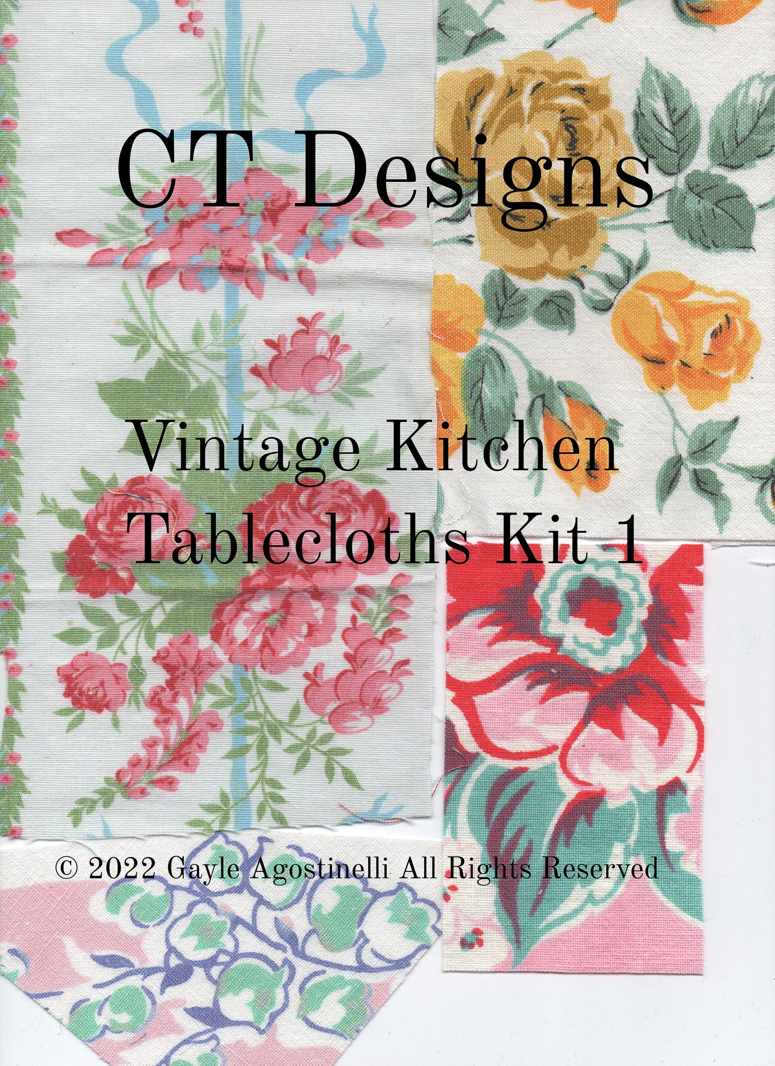 Vintage Kitchen Tablecloths - Kit 1 - Digital Download - Etsy