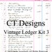 Vintage Ledger Paper Kit 3 Digital Download - Etsy
