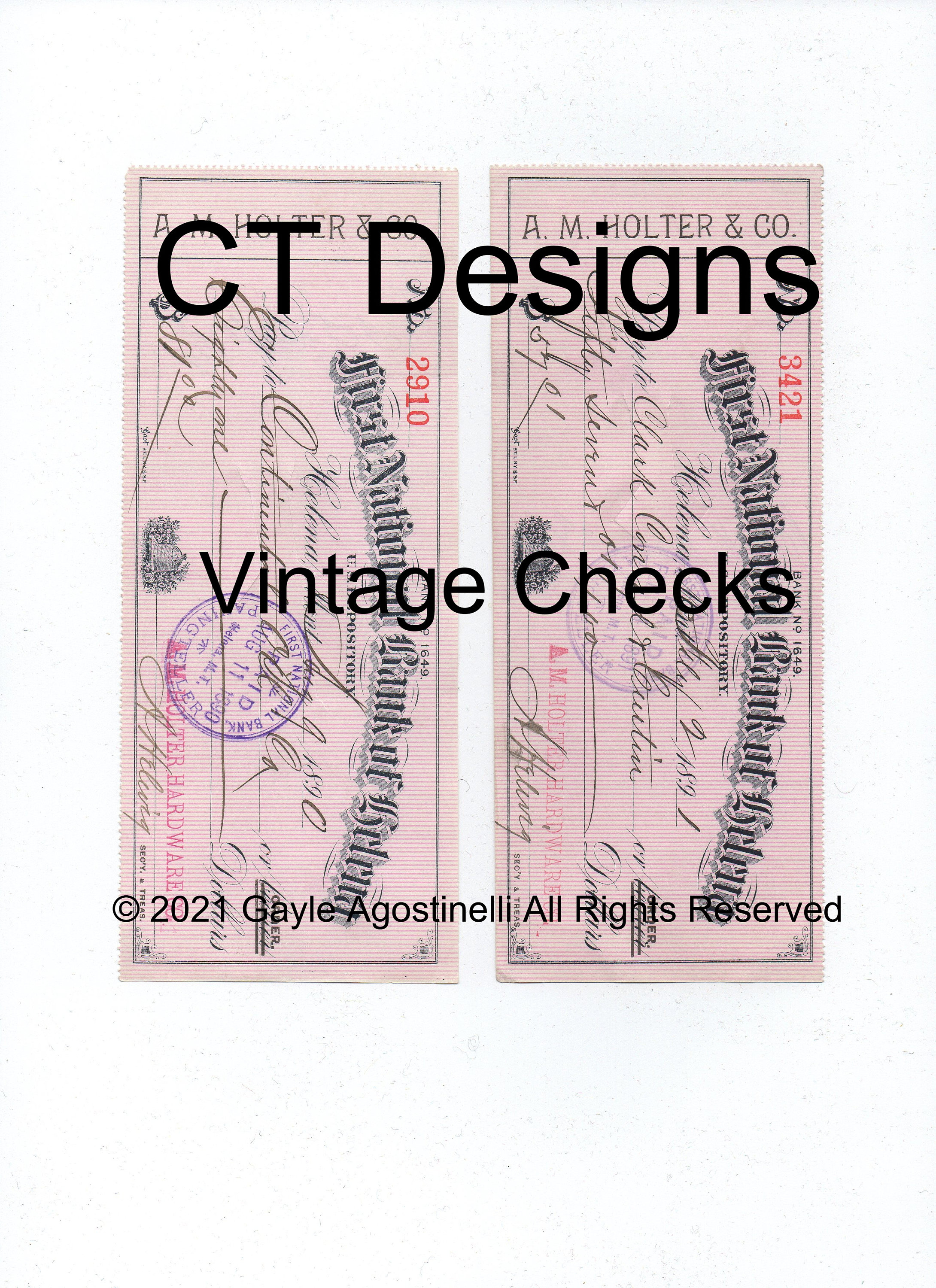 Vintage Check Kit Digital Download - Etsy Australia