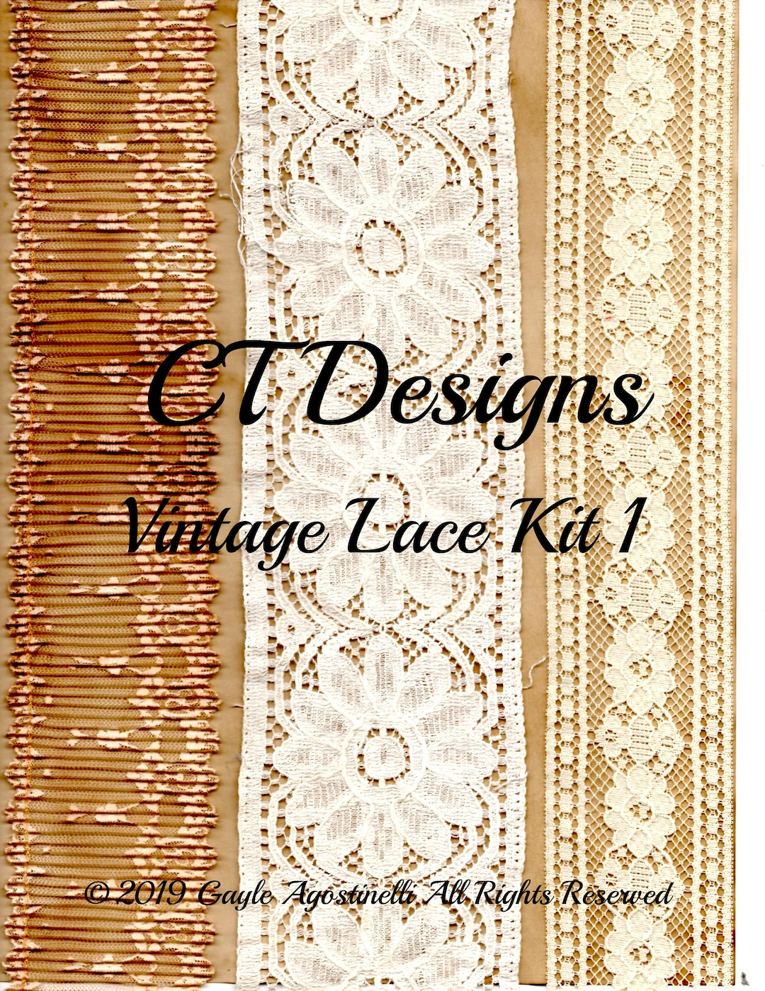 Vintage Laces Kit 1 Digital Download - Etsy