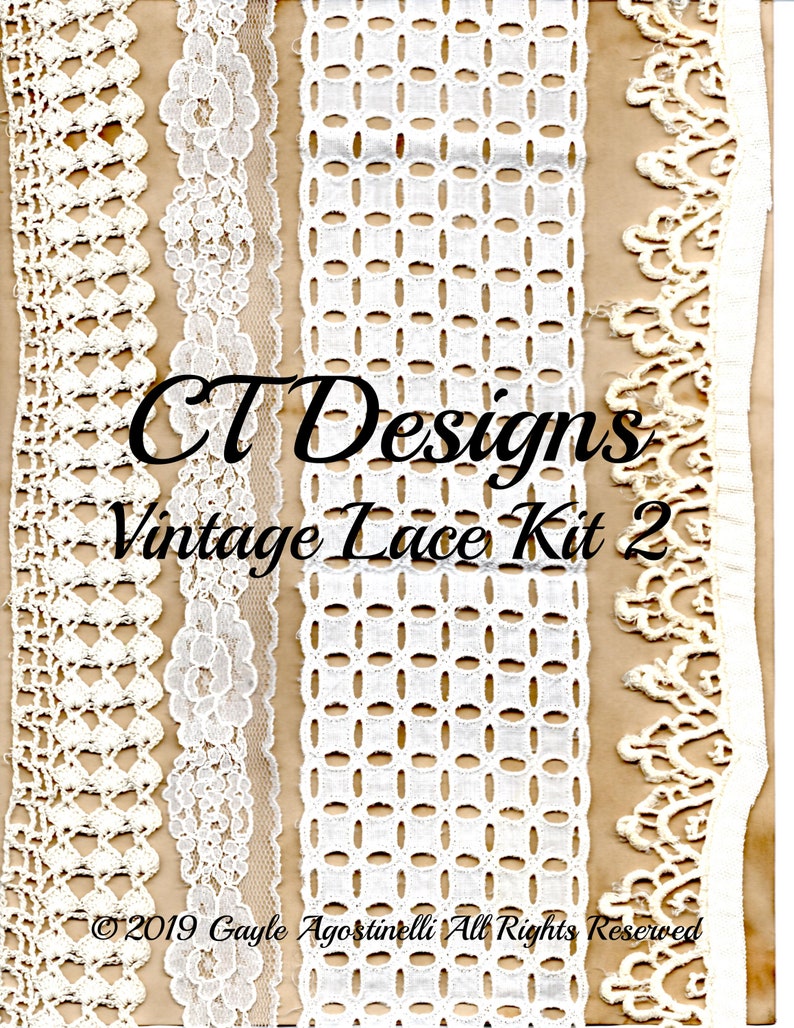 Vintage Laces Kit 2 Digital Download - Etsy
