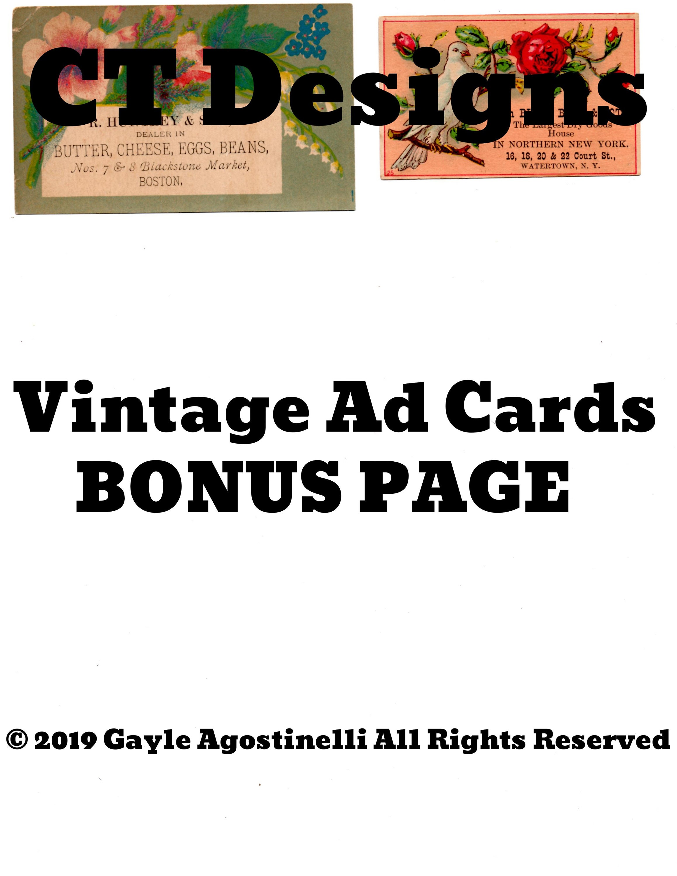 Vintage Advertising Cards Digital Download - Etsy