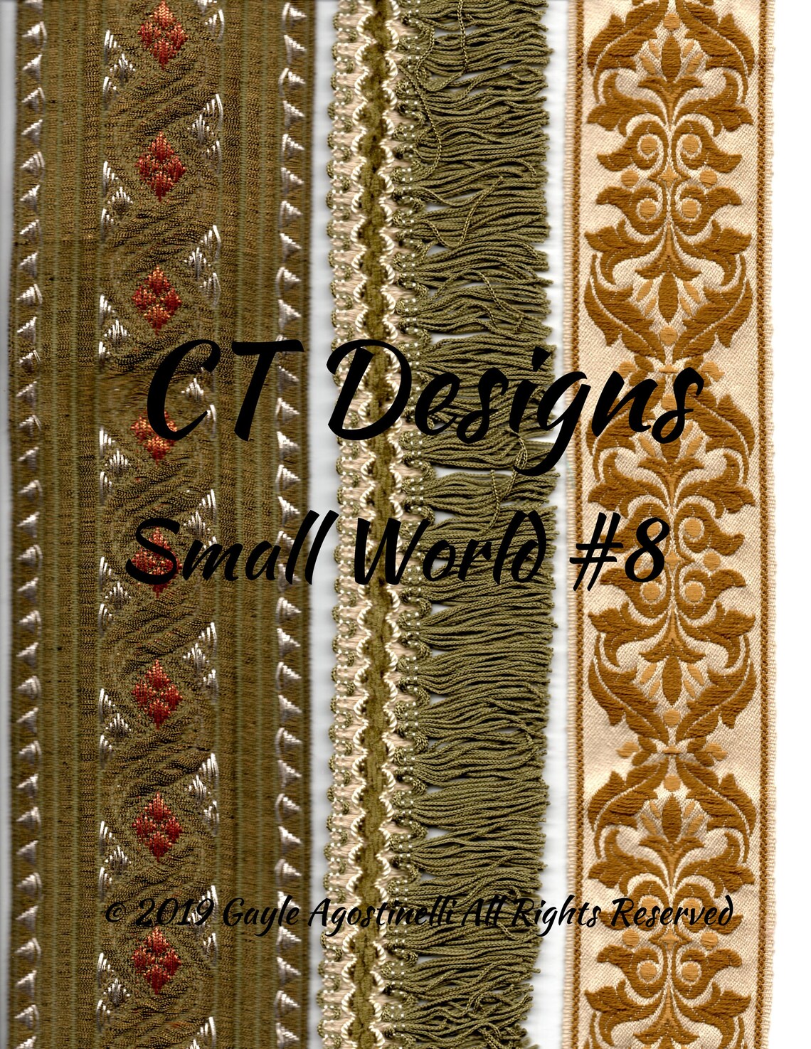 Vintage "small World" Embroidery Trim #8 Digital Download - Etsy