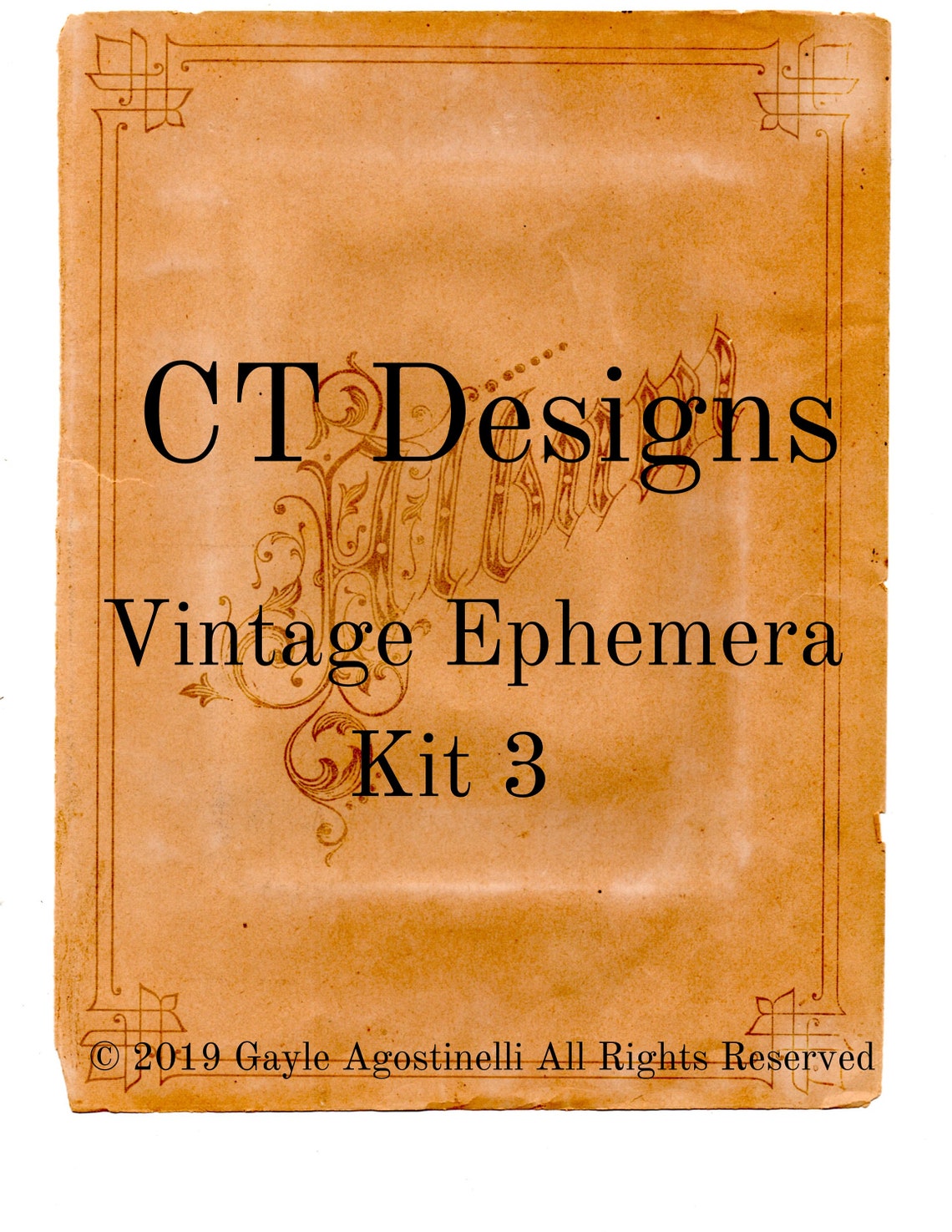 Vintage Ephemera Kit 3 | Etsy