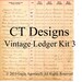 Vintage Ledger Paper Kit 3 Digital Download - Etsy