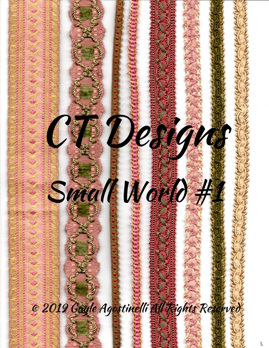Vintage "small World #1" Embroidery Trim Digital Download - Etsy