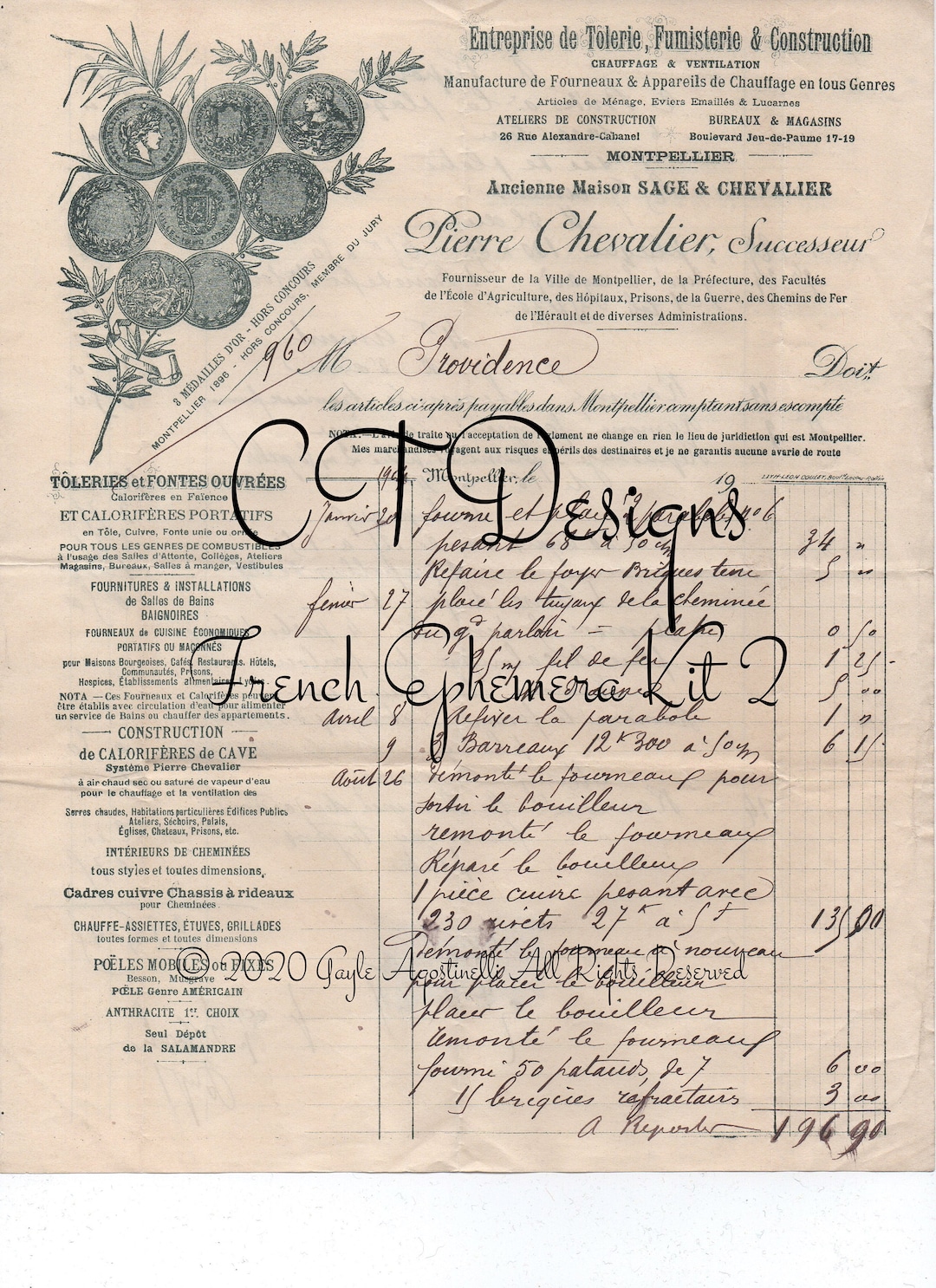 Vintage French Ephemera Kit 2 Digital Download - Etsy
