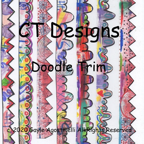 Boho Snippet Trim Digital Download - Etsy