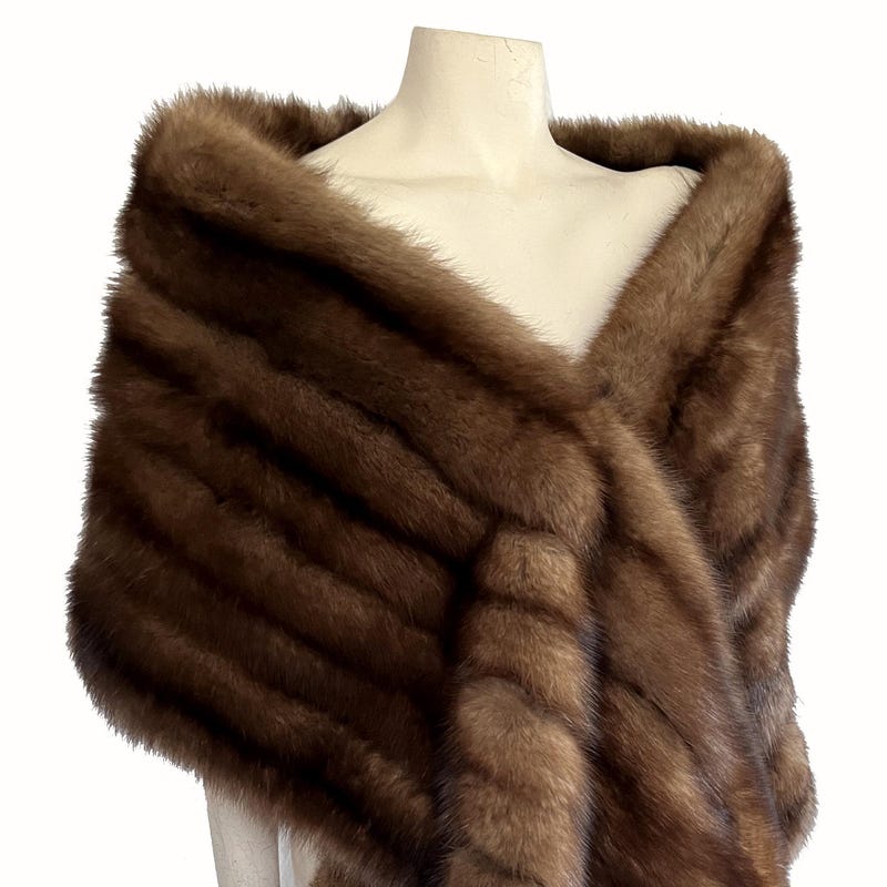 Fur Shawl - Etsy