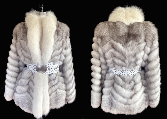 SAGA Arctic & Norwegian FOX Fur Coat, Winter Wedding … - Gem
