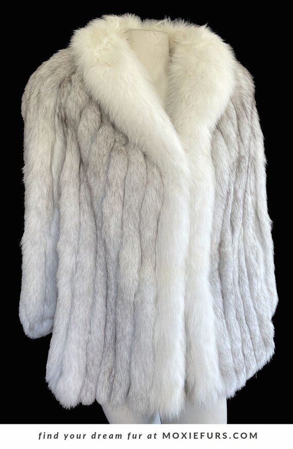 SAGA Norwegian & Arctic FOX Fur Coat, Winter Wedding … - Gem