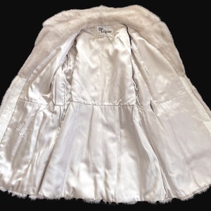 EMBA Lunaraine Mink Fur Coat, Beige Blonde Bolero Jacket, Belted ...