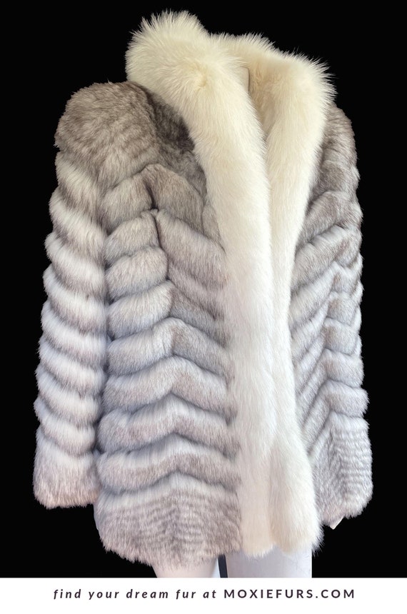 SAGA Arctic & Norwegian FOX Fur Coat, Winter Wedding … - Gem