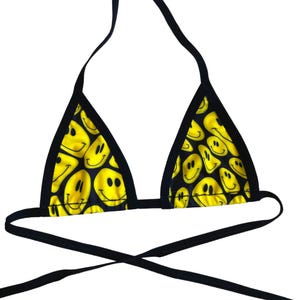 Yellow Happy Bell Sleeve Rave Top: Festival Cover Up - Etsy