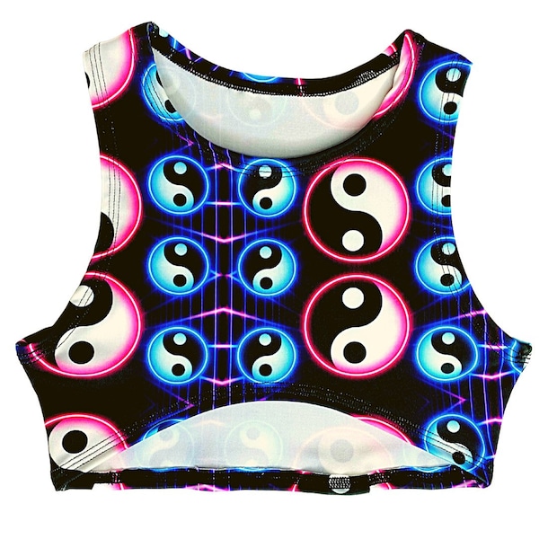 Yin Yang Crop Top - Etsy