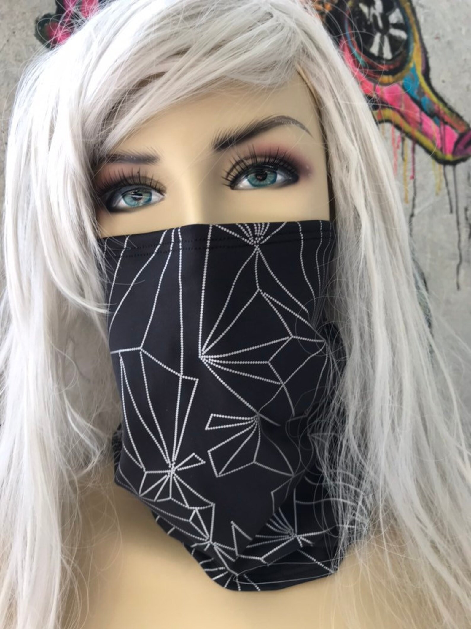Reflective Dust Mask: Rave Festival Gaiter - Etsy
