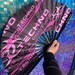 PINK TECHNO Hand Fan, Rave Accessories, Festival Fan - Etsy